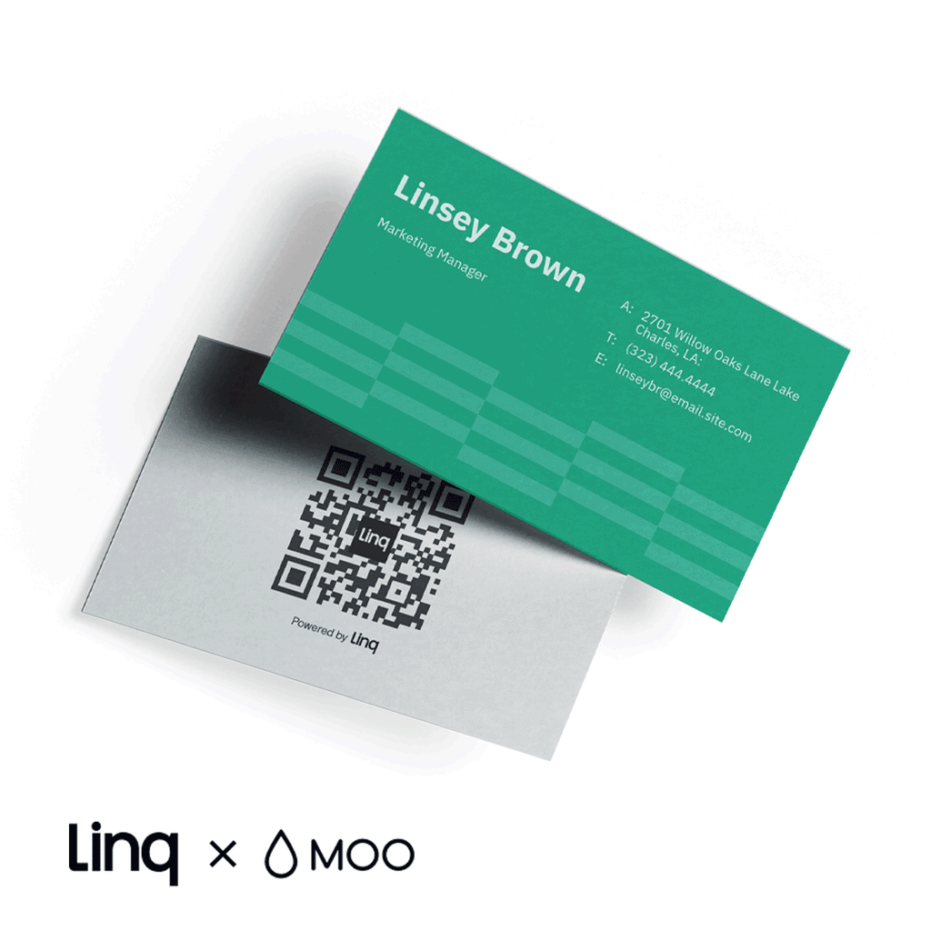 MOO Business Cards Powered by Linq